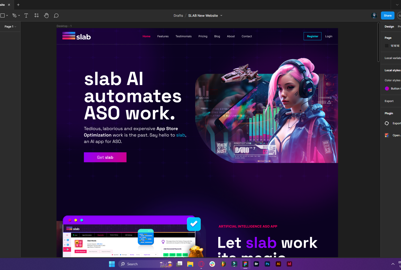 slab website design study by Maggs on Dribbble