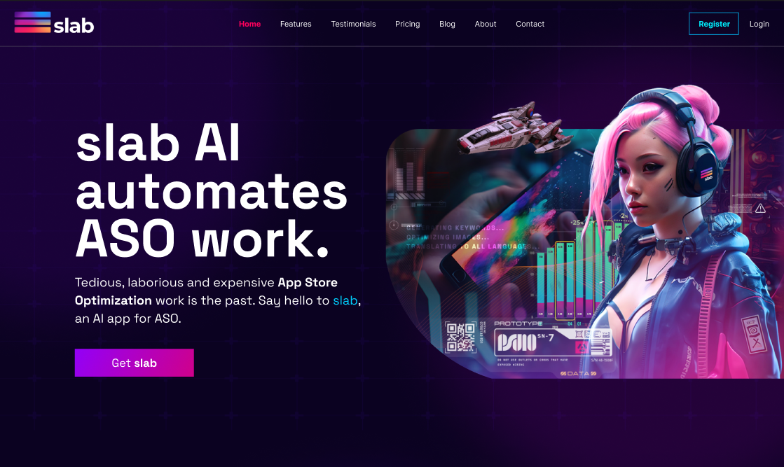 slab website design study by Maggs on Dribbble