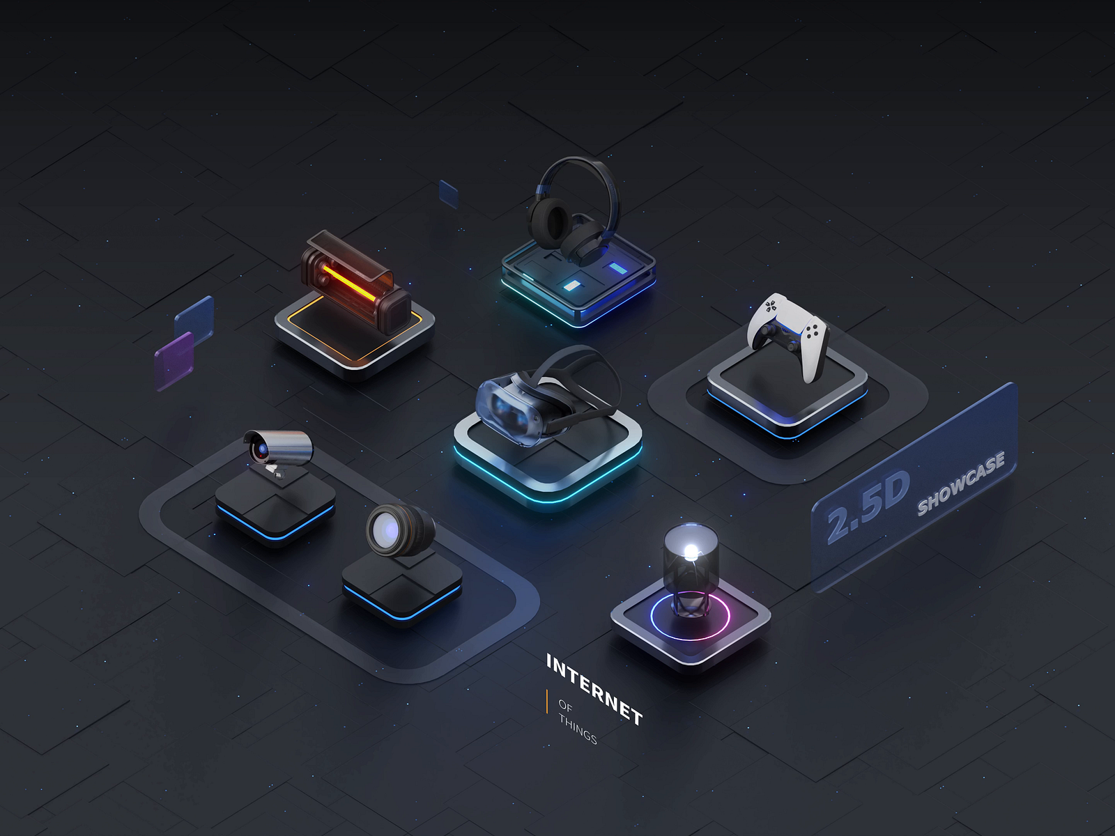 2.5D Business&Technology Icons by Plate Boy on Dribbble