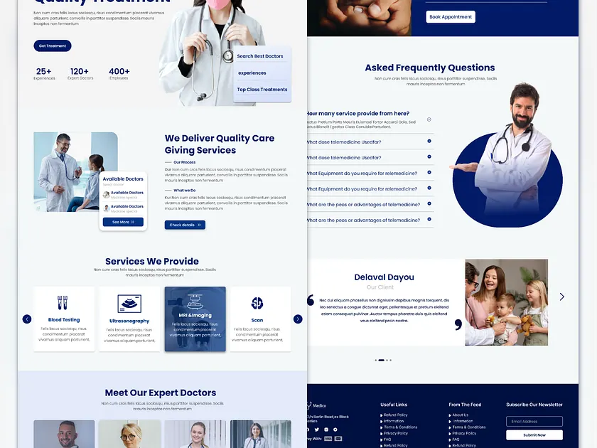 Doctor Portfolio designs, themes, templates and downloadable graphic ...