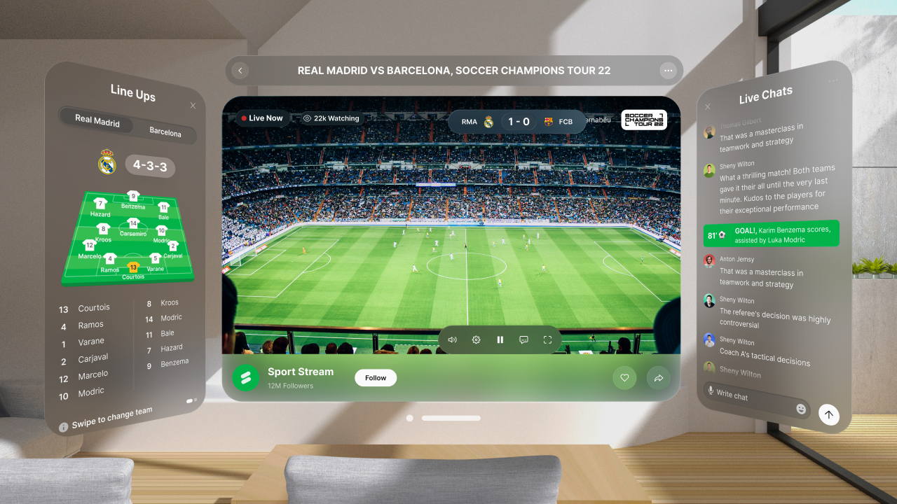 Sport Streaming Platform - Spatial UI Kit by Iksan Hafidho for Sub1 ...