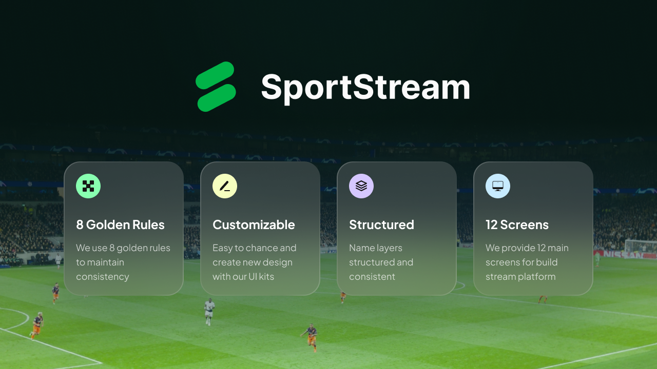 Sport Streaming Platform - Spatial UI Kit by Iksan Hafidho for Sub1 ...