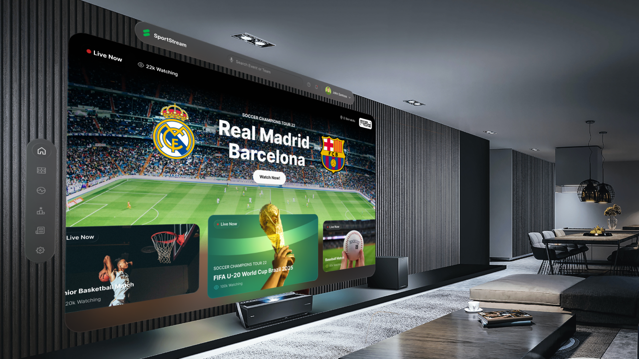 Sport Streaming Platform - Spatial UI Kit by Iksan Hafidho for Sub1 ...