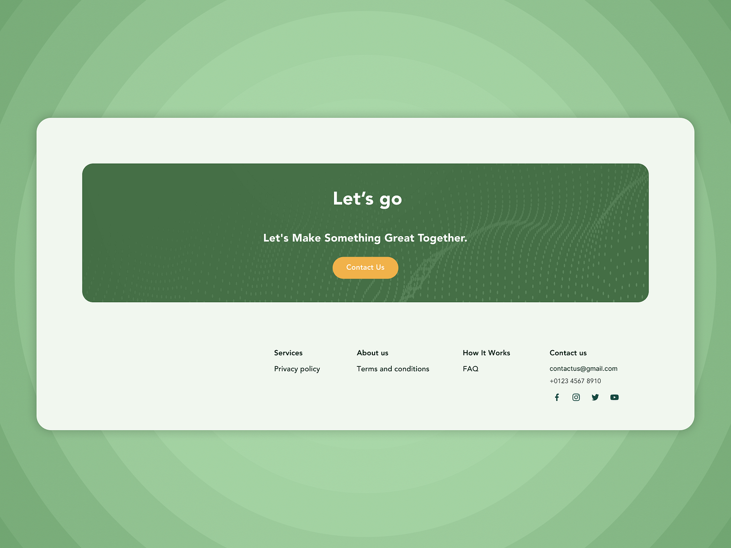 Footer Design by Codebuddy on Dribbble