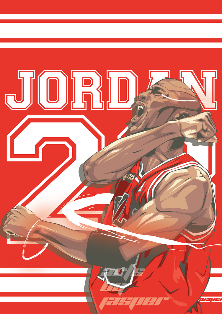 Michael Jordan Vector Art by Jasper Balbin on Dribbble
