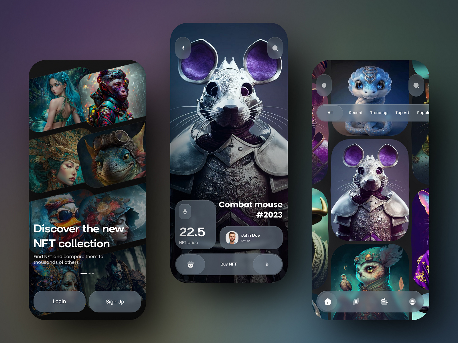 NFT Marketplace by Ivan Nikolaevich 🇺🇦 on Dribbble