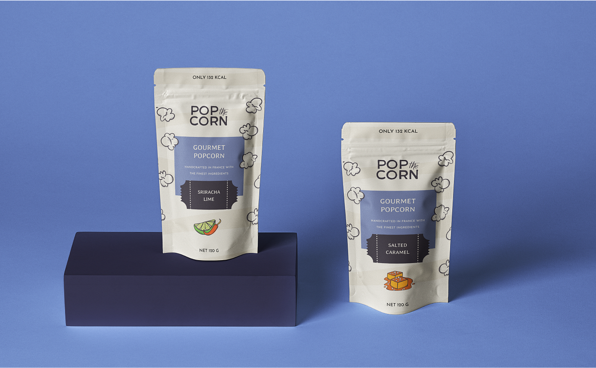 Pop the Corn - Branding by Simona Krejčí on Dribbble