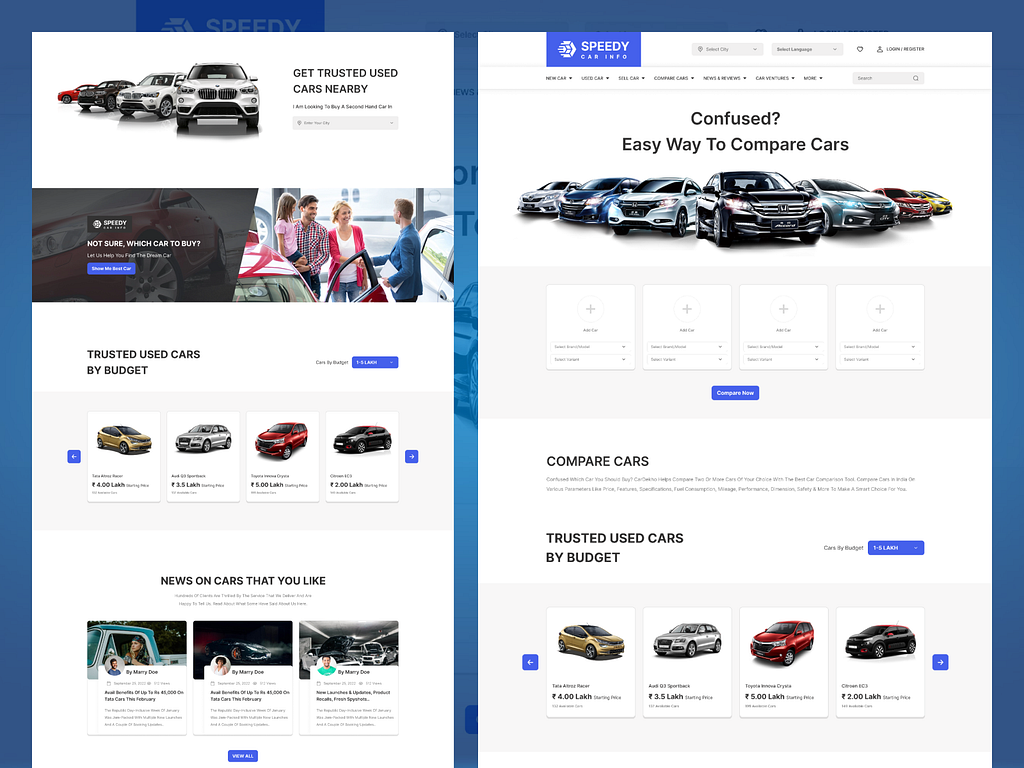 Car Dealership and Selling Web UI Kit by Bitrix Infotech Pvt Ltd on ...