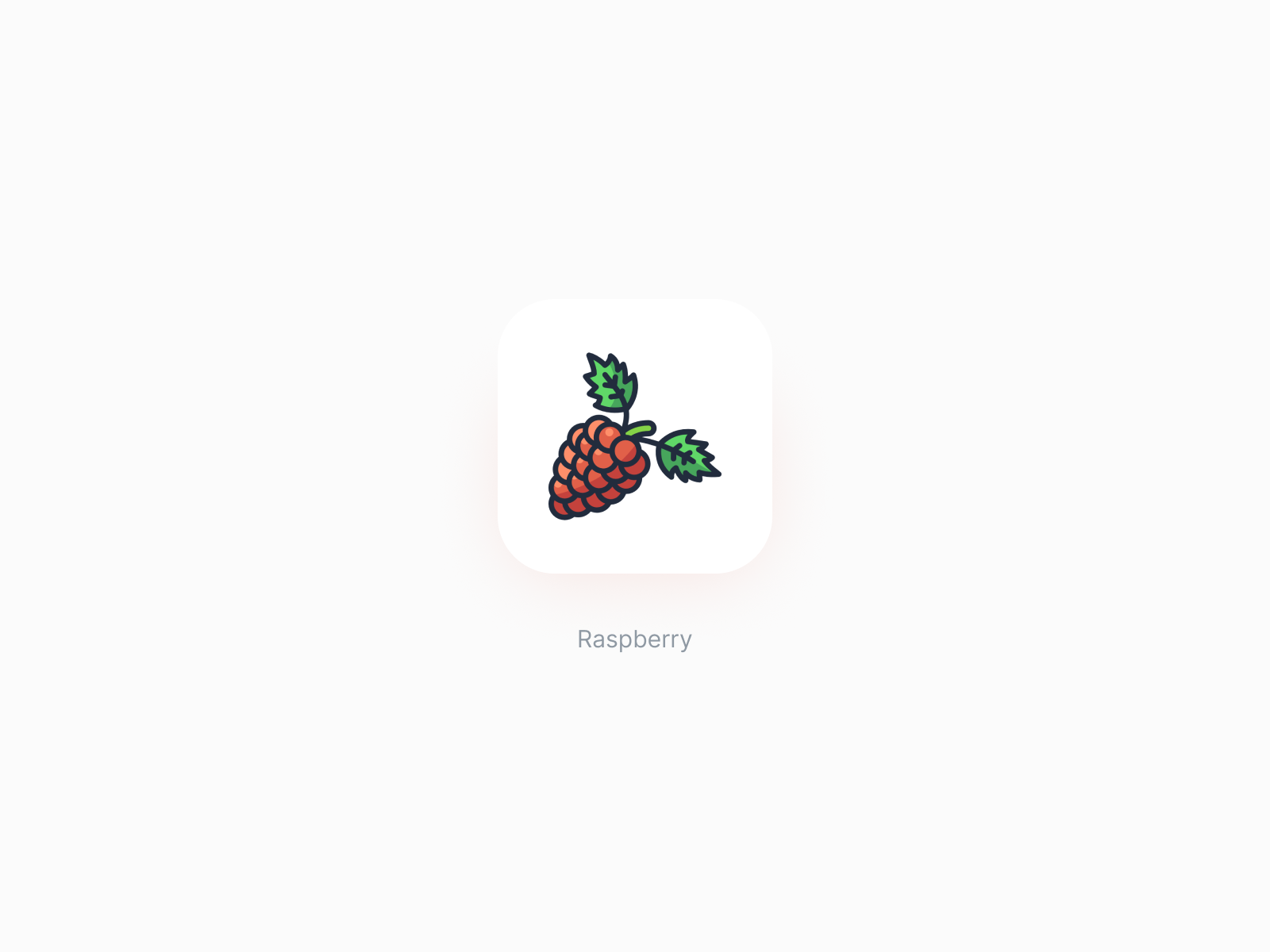 Raspberry icon by Yokai on Dribbble