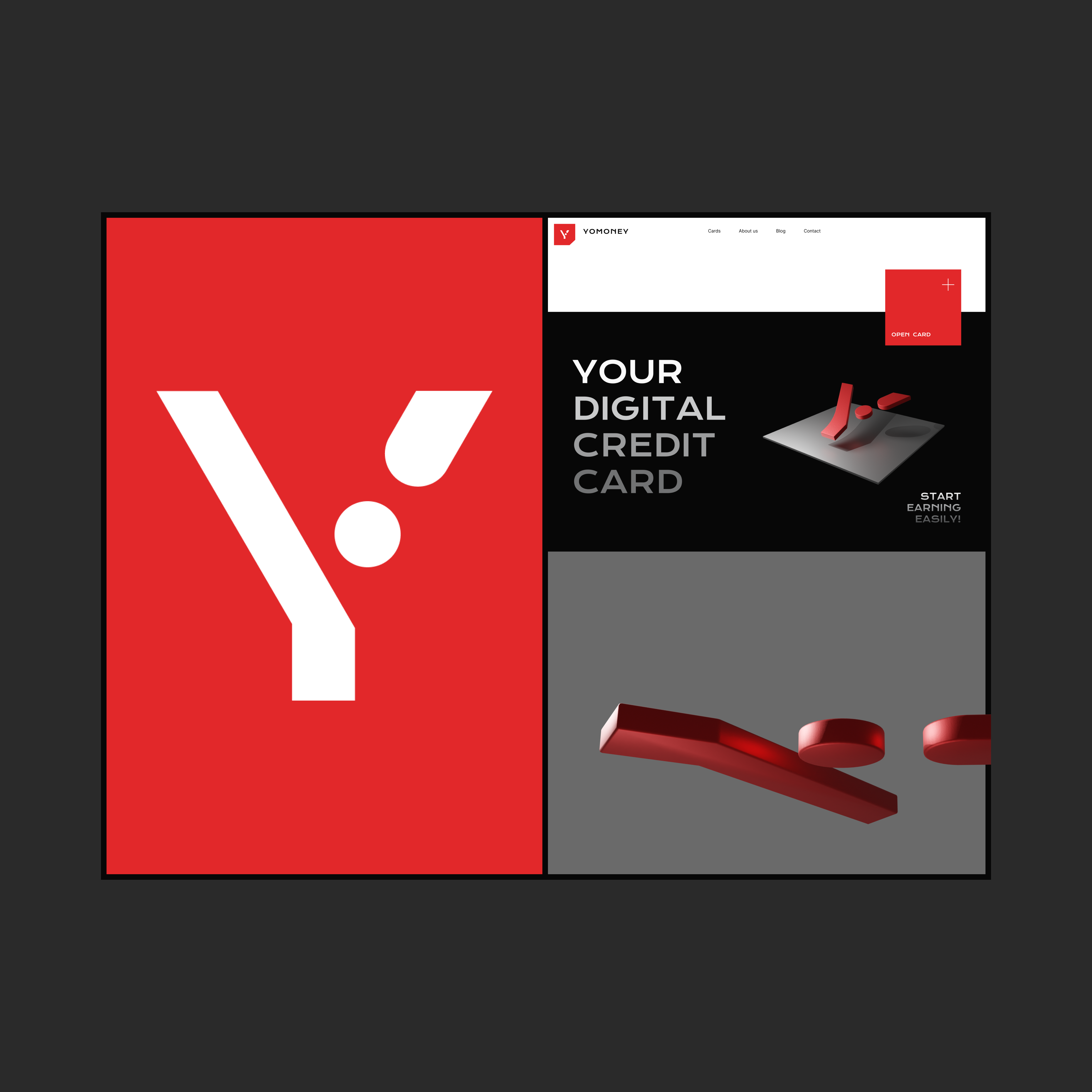 YOMONEY Logo&Site design by Andrii Bachynskyi on Dribbble