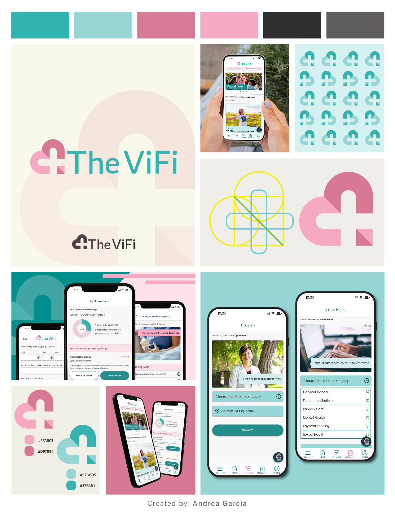 Client: The ViFi - Visual Design by Andrea Garcia on Dribbble