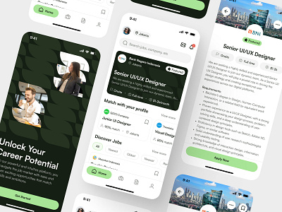 Jobster - Job Finder App by Dhira Danuarta for Hatypo Studio on Dribbble