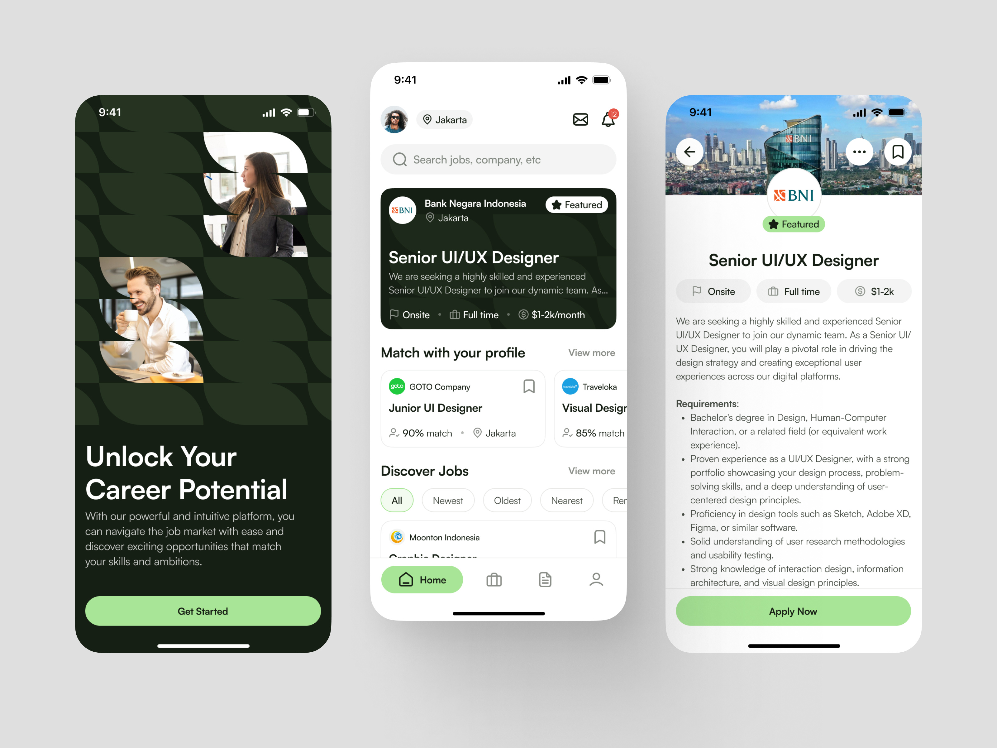 Jobster - Job Finder App by Dhira for Hatypo Studio on Dribbble