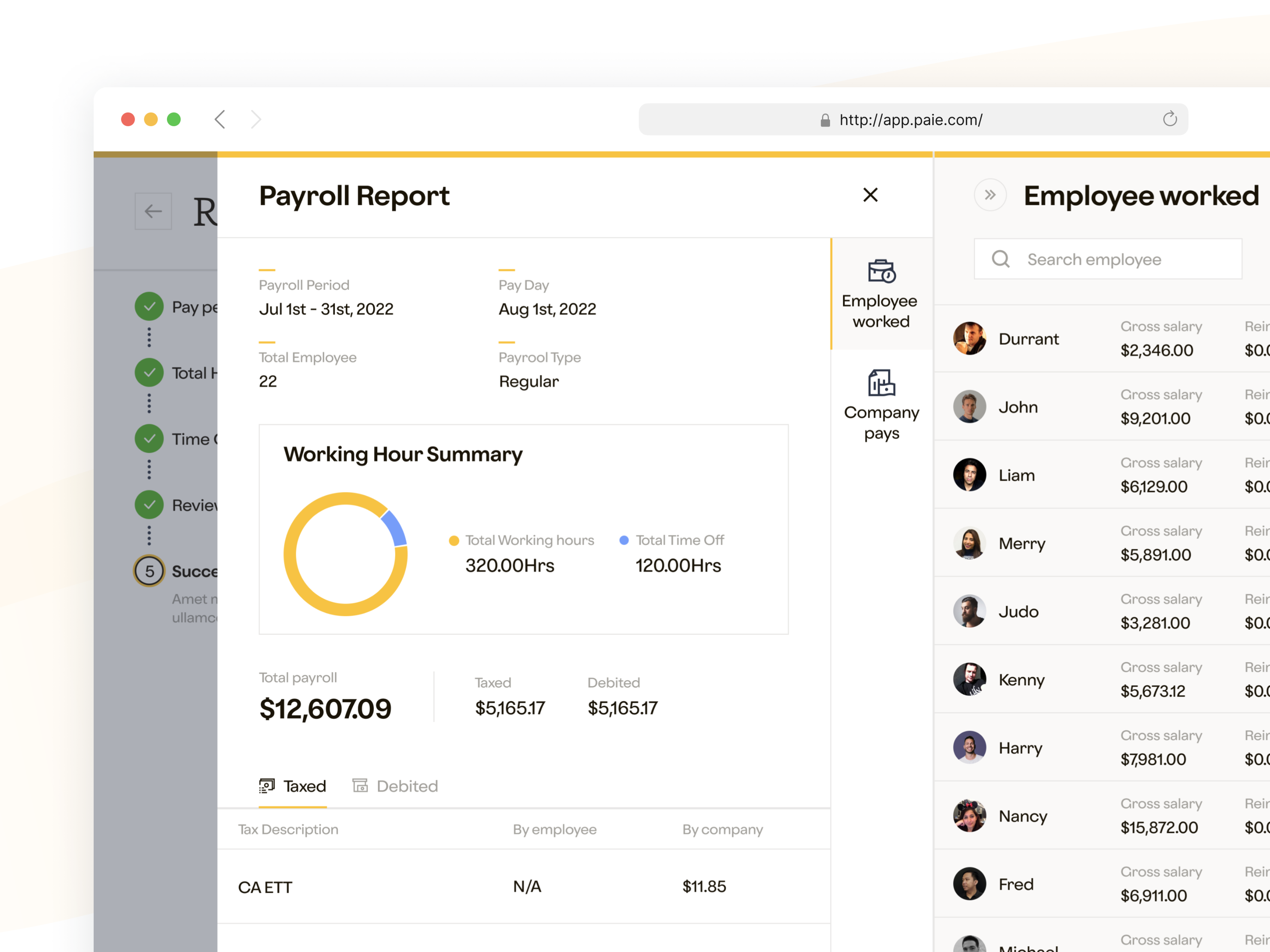 Paie - Payroll Report by Bagus Fikri for Fikri Studio on Dribbble