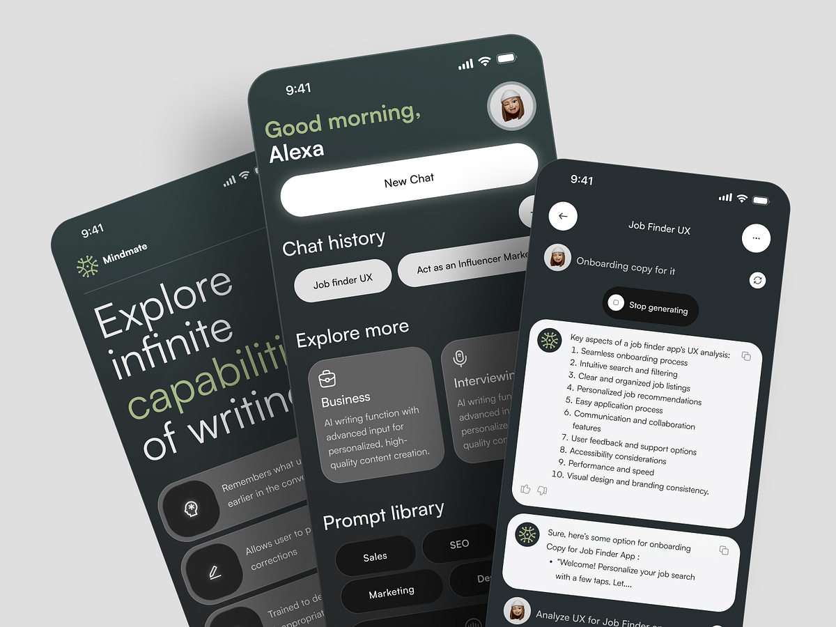 Chat Gpt Ui Designs Themes Templates And Downloadable Graphic
