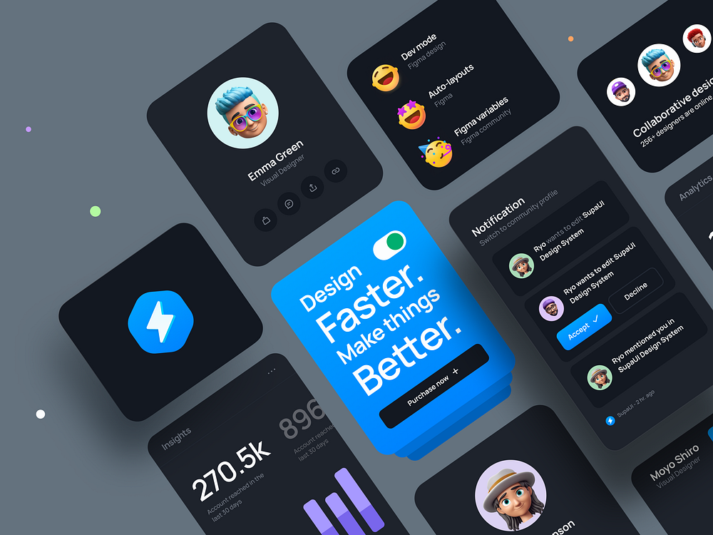 Minimal sidebar navigation for dashboard by Tran Mau Tri Tam on Dribbble