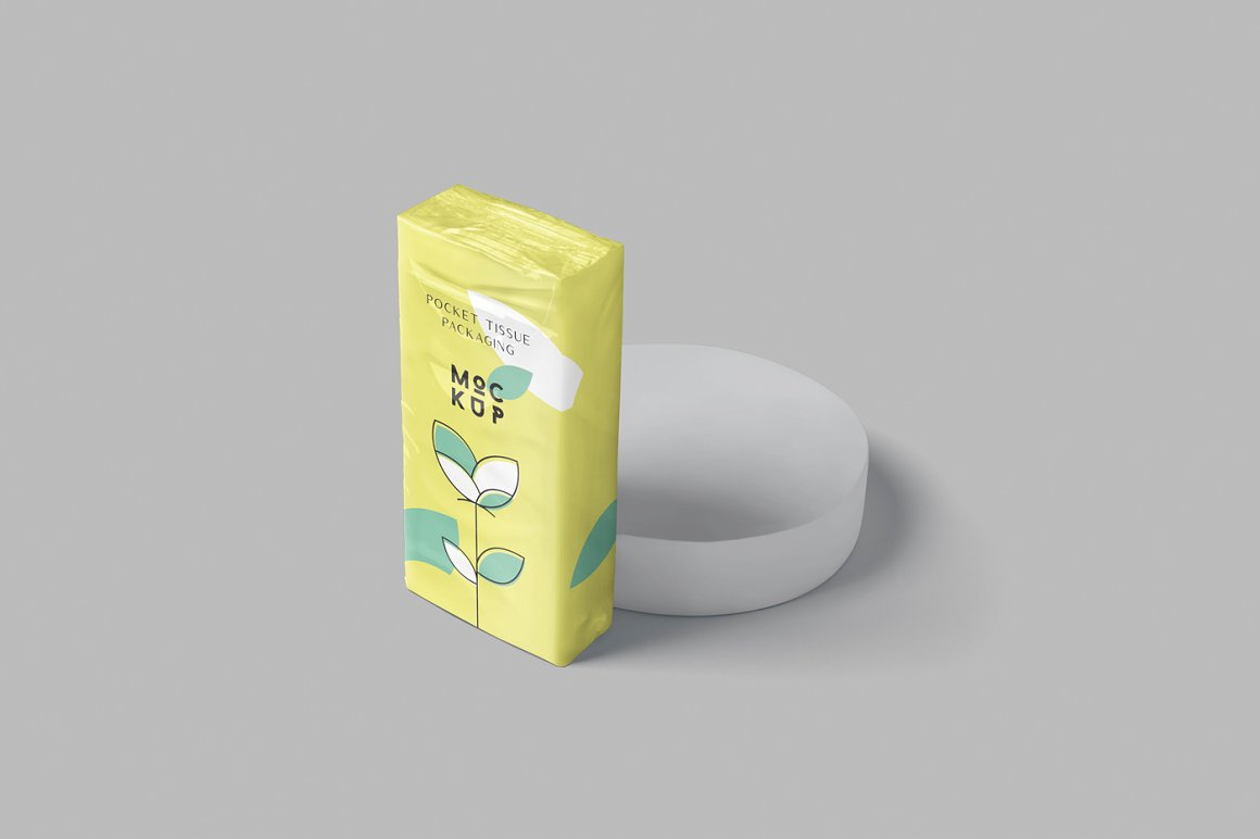 Pocket Tissue Packet Mockups by Gilang on Dribbble