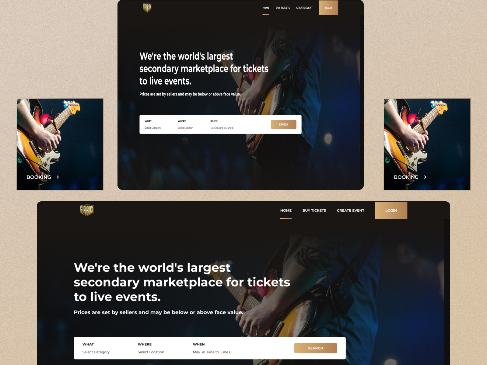 Ticket Selling website by 2 Digit Innovations on Dribbble