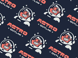 Astro Outlaw Pattern by Ruslan Babkin on Dribbble
