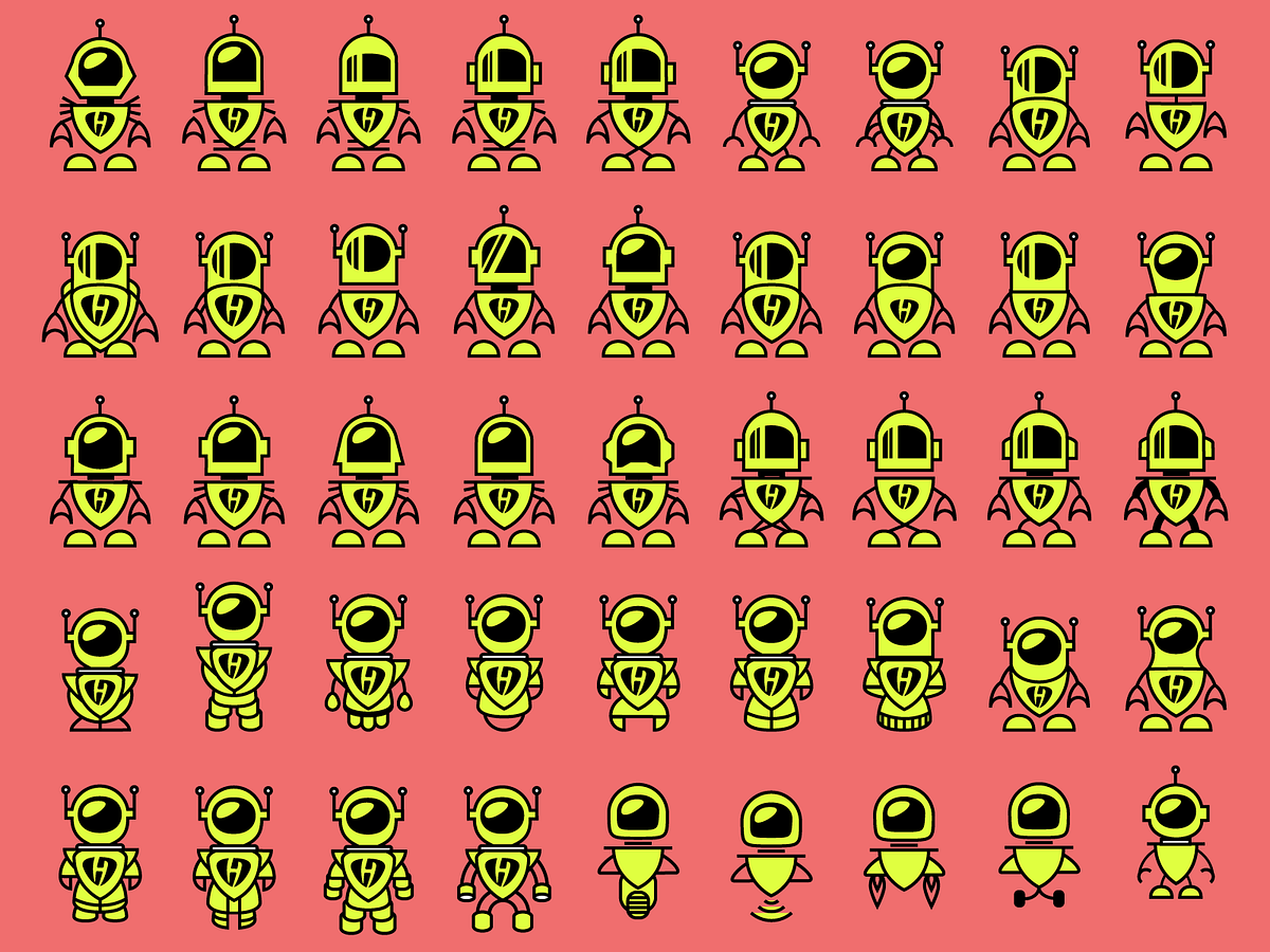 Browse thousands of Robot Logo images for design inspiration | Dribbble