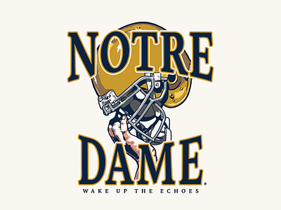 Notre Dame football by Kevin Spahn on Dribbble
