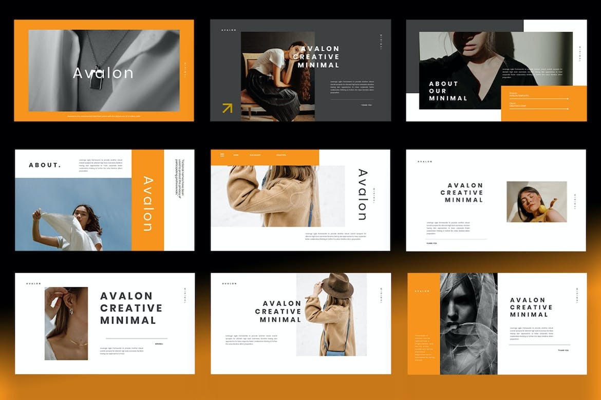 Avalon Powerpoint Template by Klit Vogli on Dribbble
