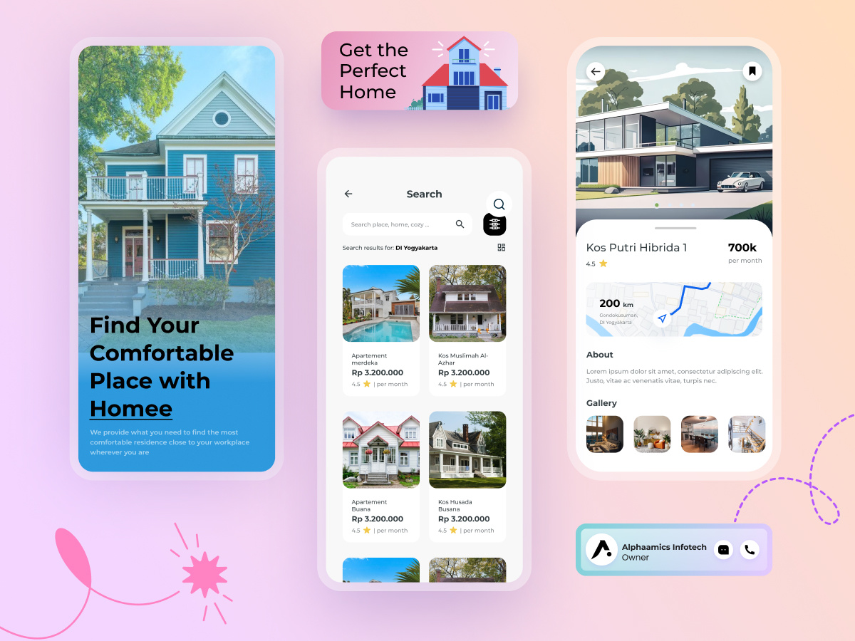 Property Rental App Challenge by Parth Pethani on Dribbble
