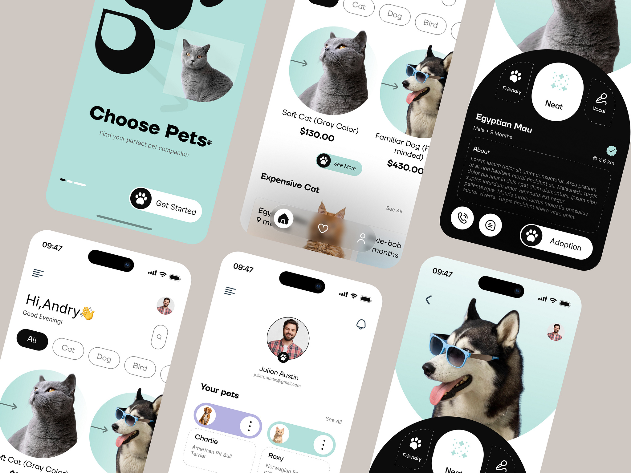 Pet Adoption App Design by Hasnu Ujjol on Dribbble
