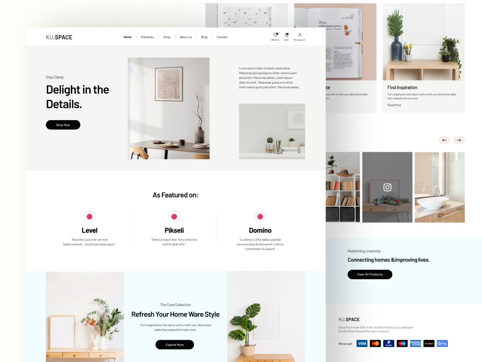 Houseware website design by Sharmin Akter Diti on Dribbble
