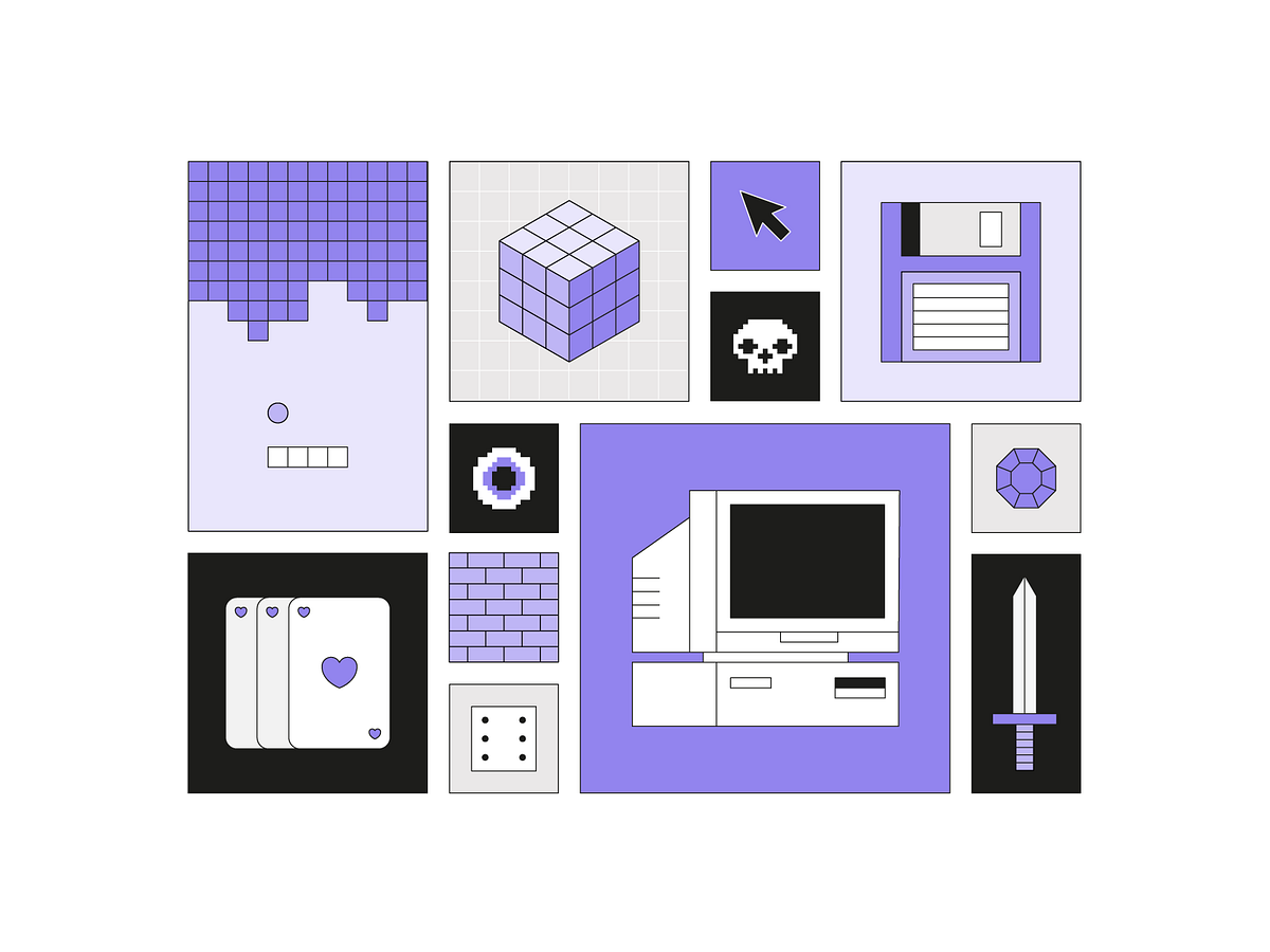 Retro Gaming designs, themes, templates and downloadable graphic ...