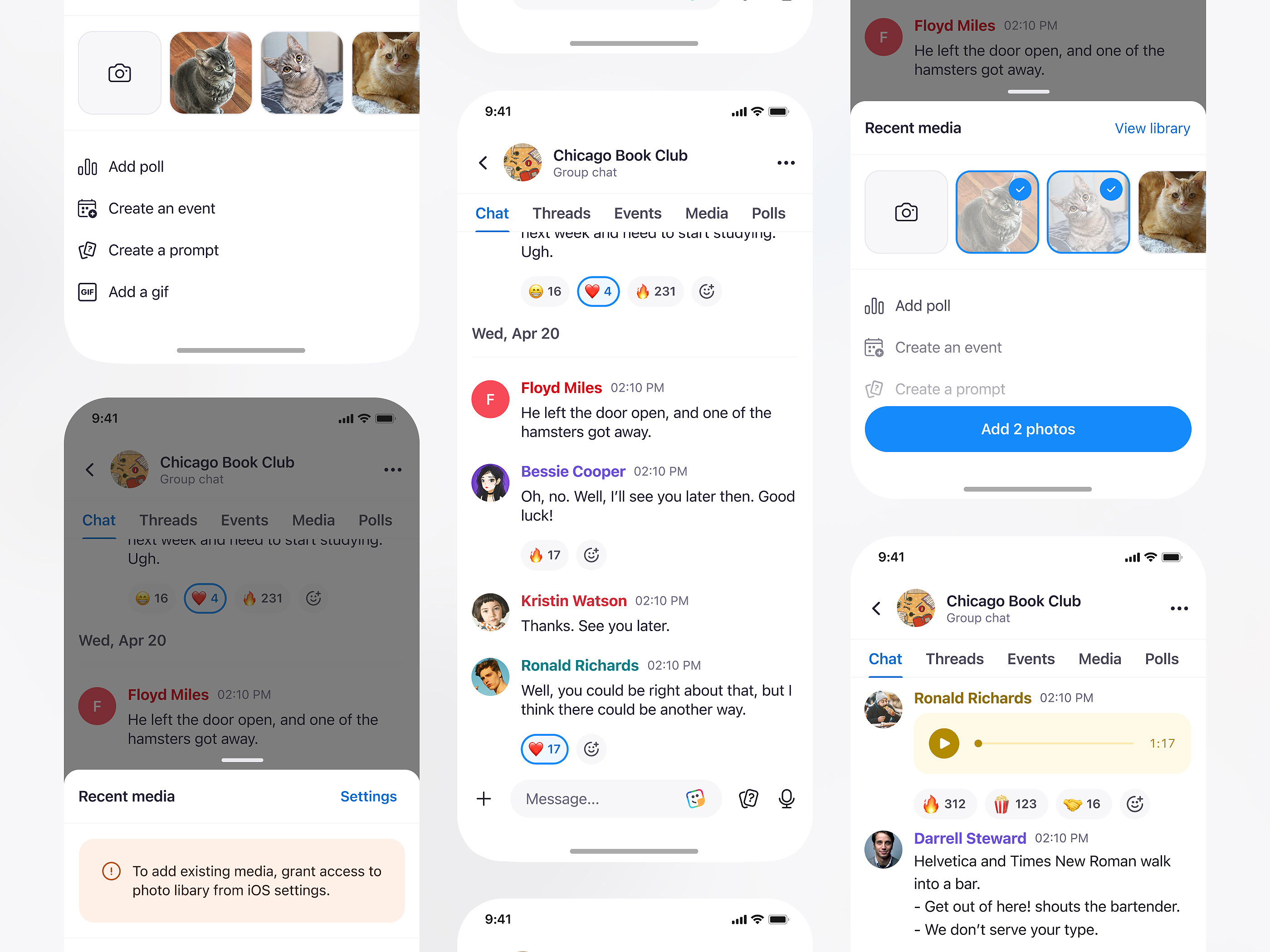 IRL App: Chat Stream and Bottom Sheet by Christopher Koziol for ...