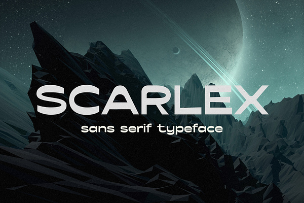 Scarlex - Retro Space Typeface by HipFonts on Dribbble