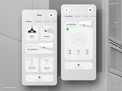 Smart Home Manager Mobile App Design by Daniel Soheili on Dribbble