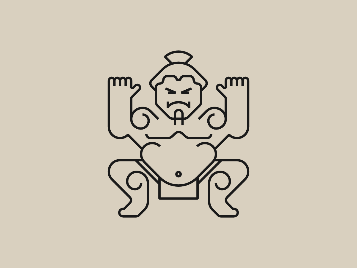 Sumo Wrestler by Alexander on Dribbble