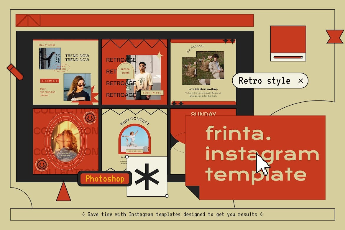 Creative Instagram Stories & Post Template - Frinta by Steisi Vogli on ...