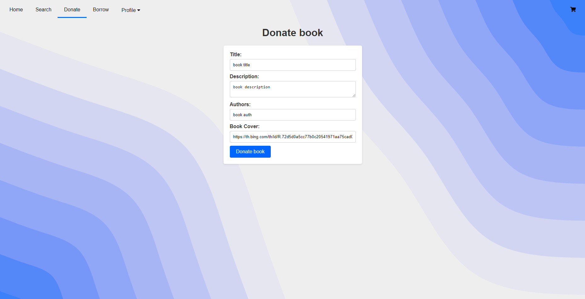 E-library website by Mohammed Nasr on Dribbble