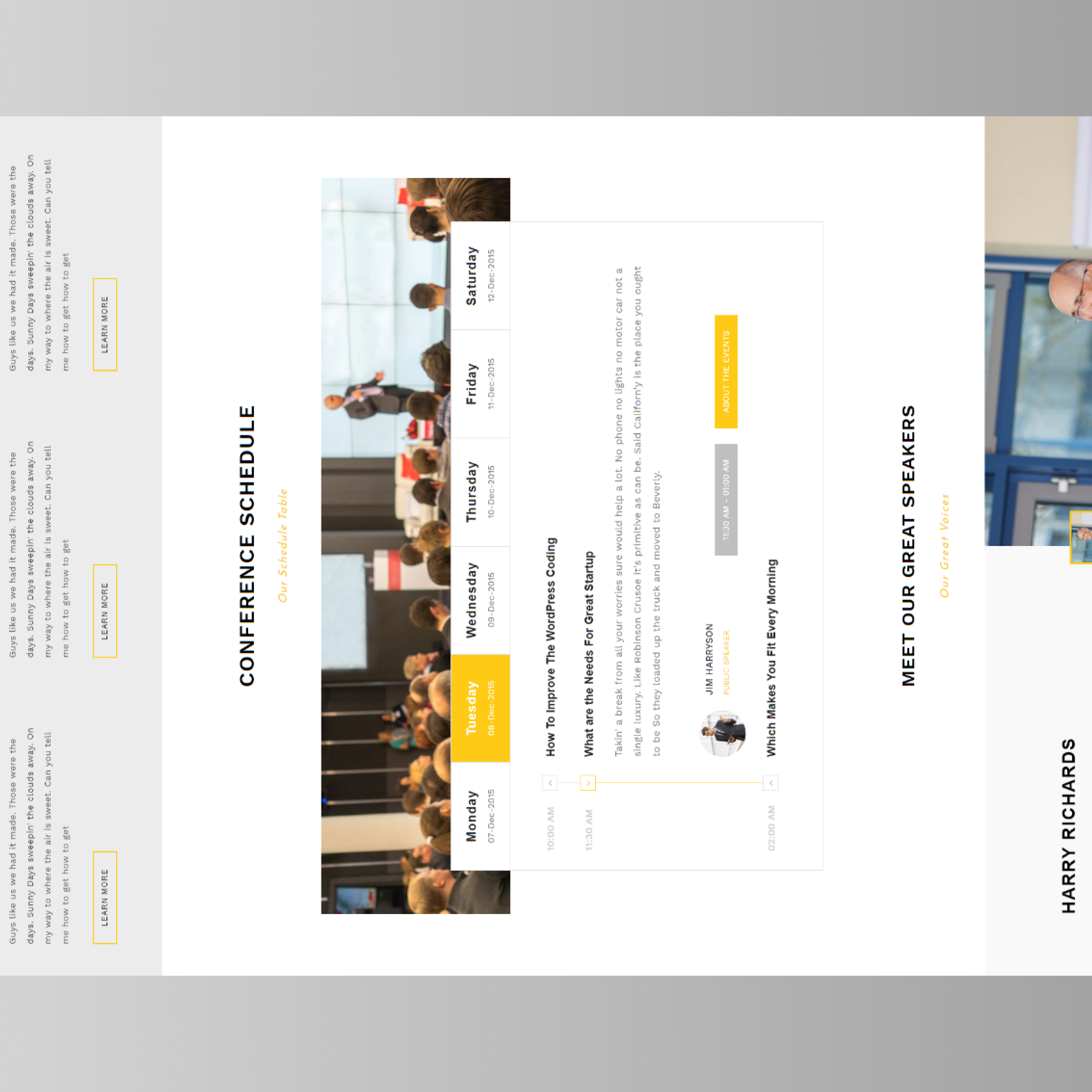 Event Management Website Design by Nhive Ltd on Dribbble