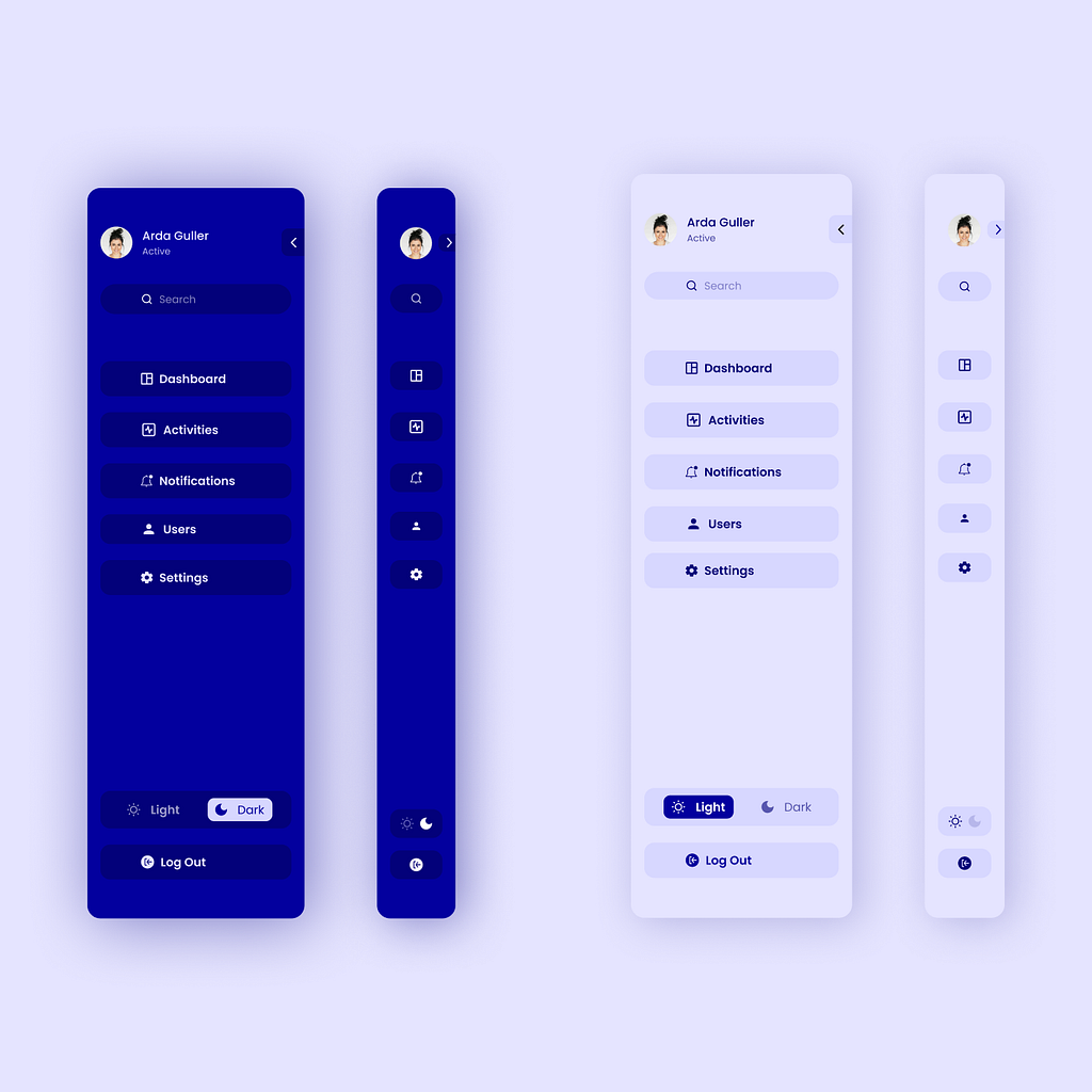 Menu slide design concept by Abdelkhalek KACI on Dribbble