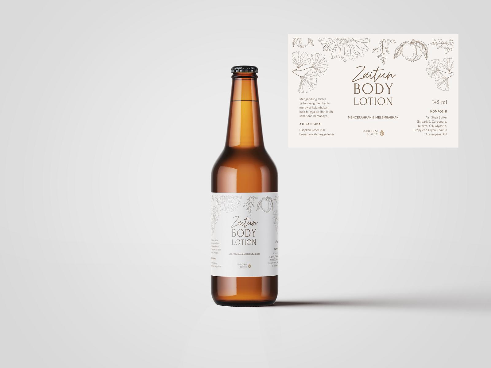 ZAITUN OIL LABEL DESIGN by inoveka on Dribbble
