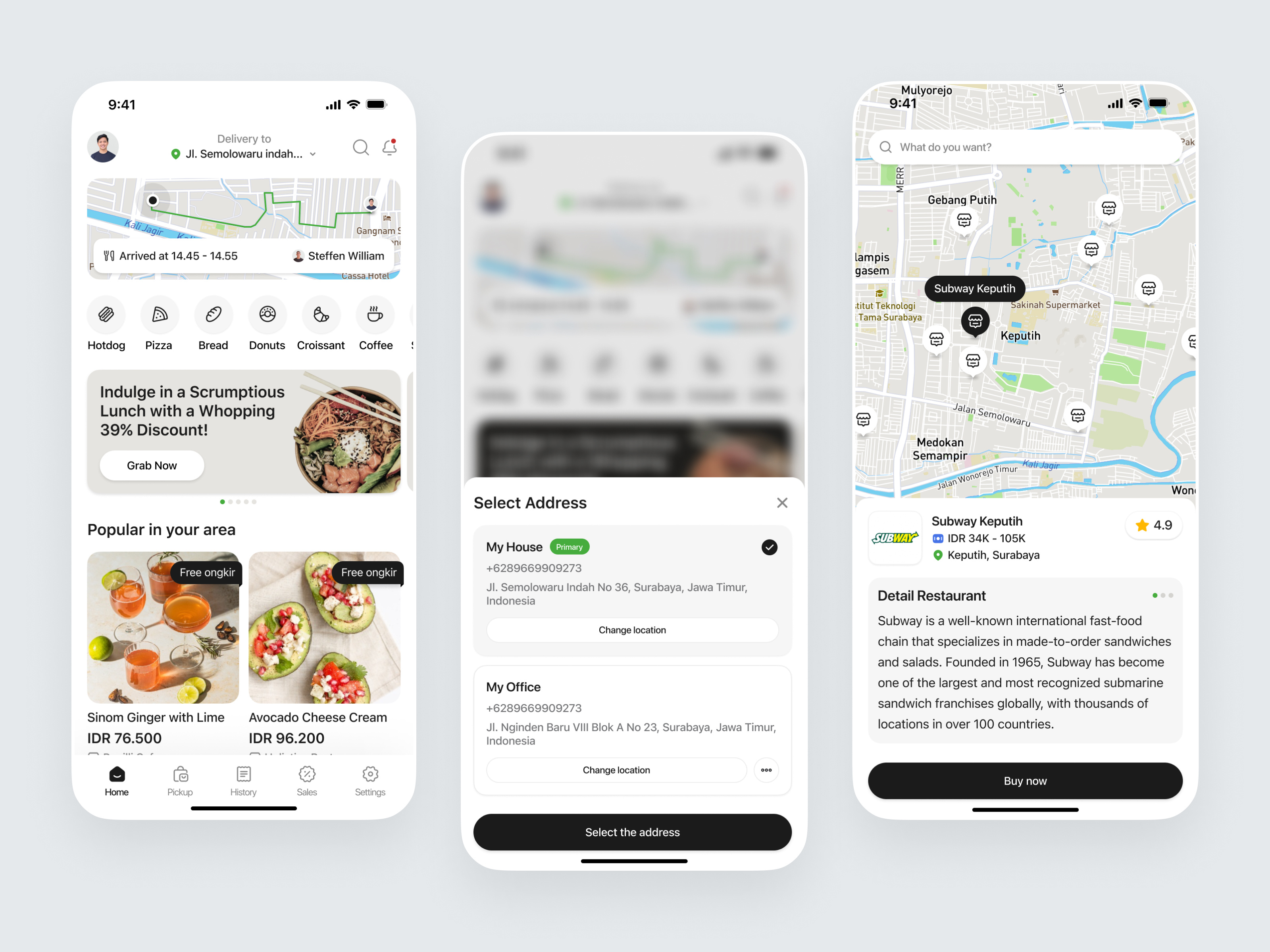 Fodiezt - Food Delivery Mobile App by Rijal ☘️ for Caraka on Dribbble