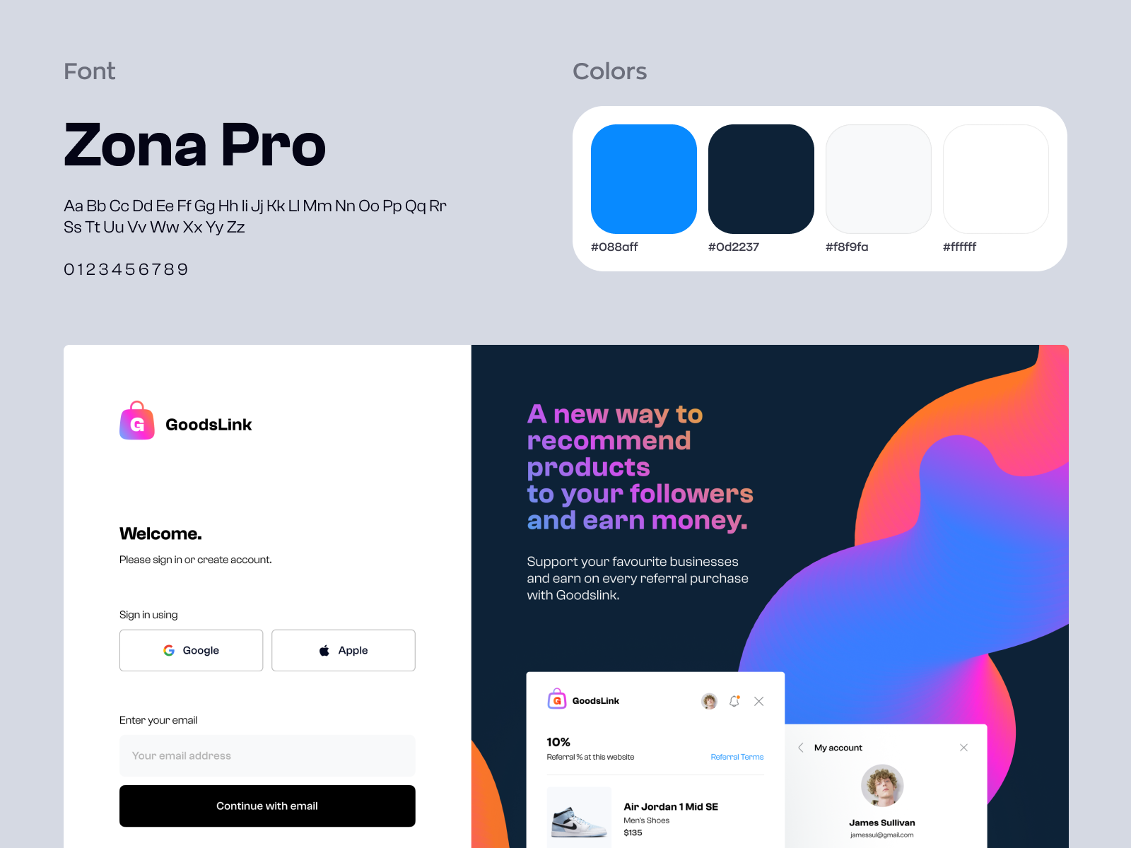 Affiliate Ecommerce App: web interface by Ronas IT | UI/UX Team on Dribbble