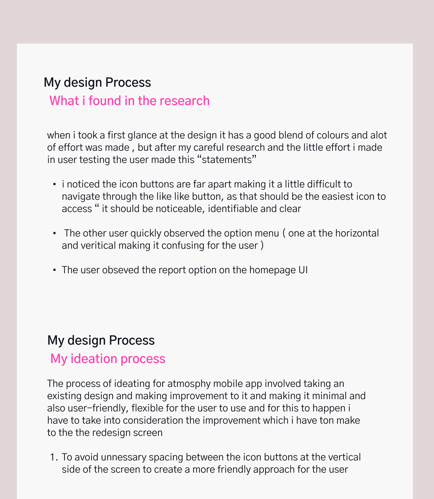 Atmosfy app redesign by Adewole Olubori on Dribbble