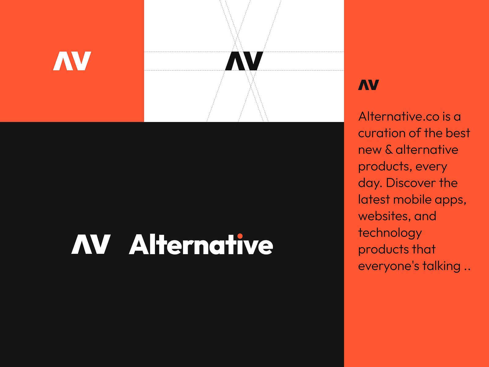 Alternative - Branding, logo, Visual identity, Brand design by Naveen ...