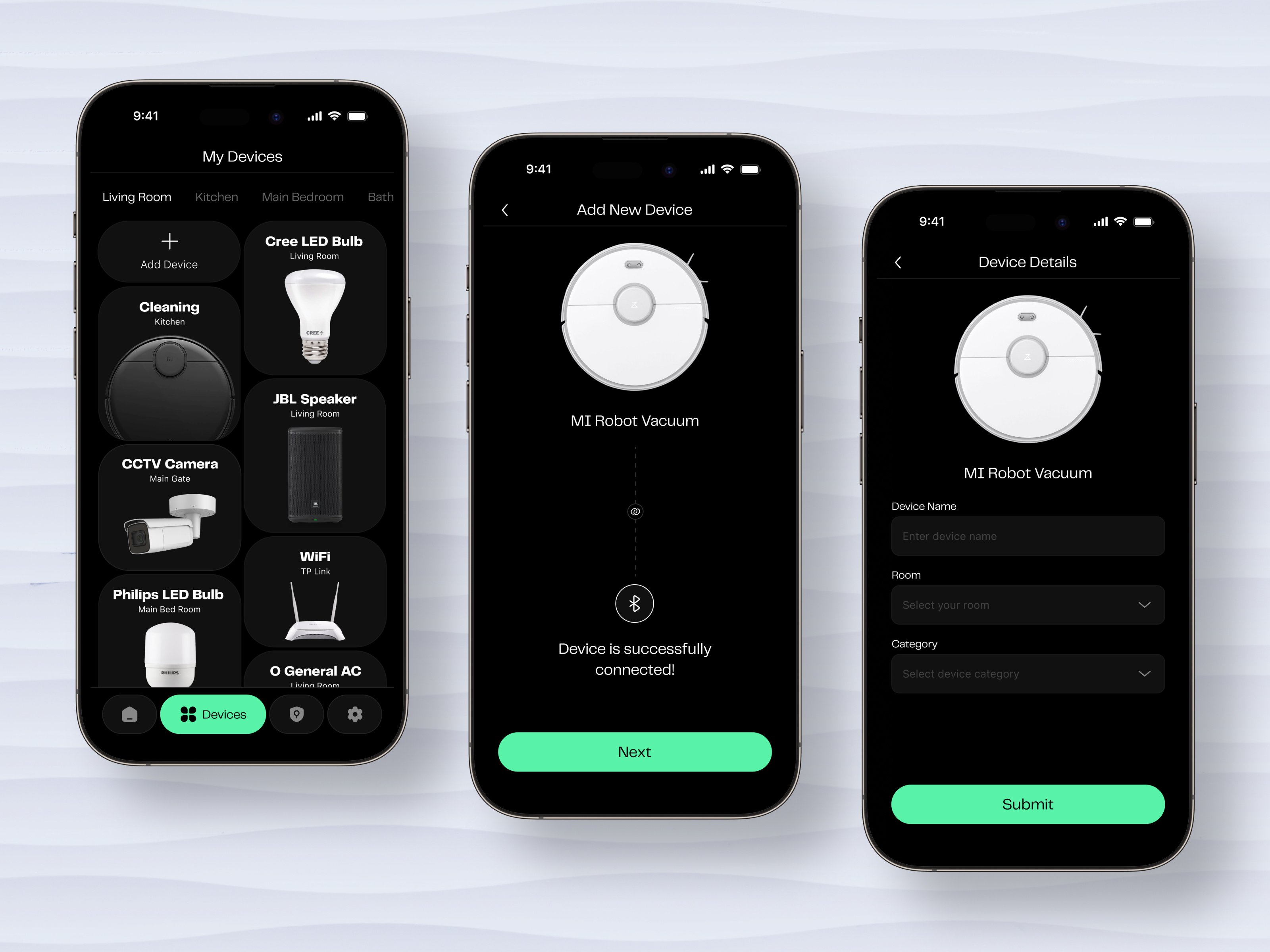 Smart Home App Design by MindInventory UI/UX for MindInventory on Dribbble