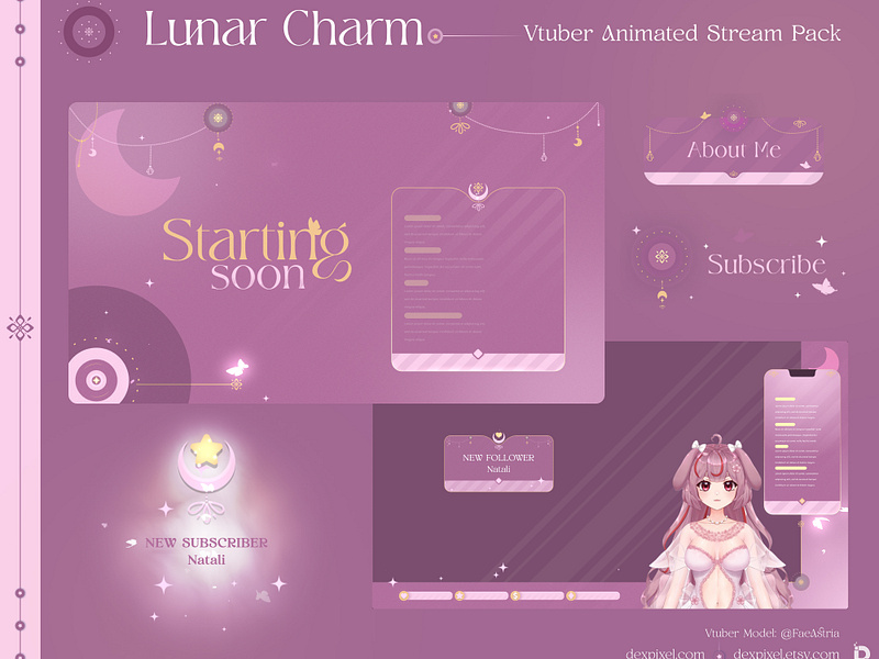 Animated Stream Overlay designs, themes, templates and downloadable ...