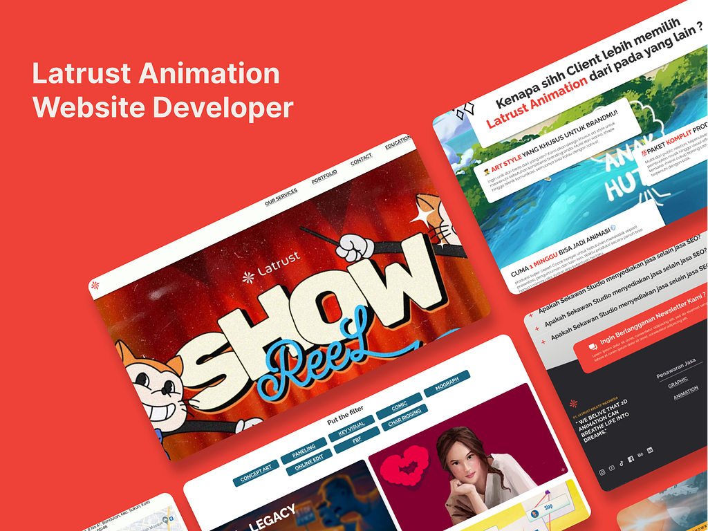 Animation Website Design by Hanif Muflih on Dribbble