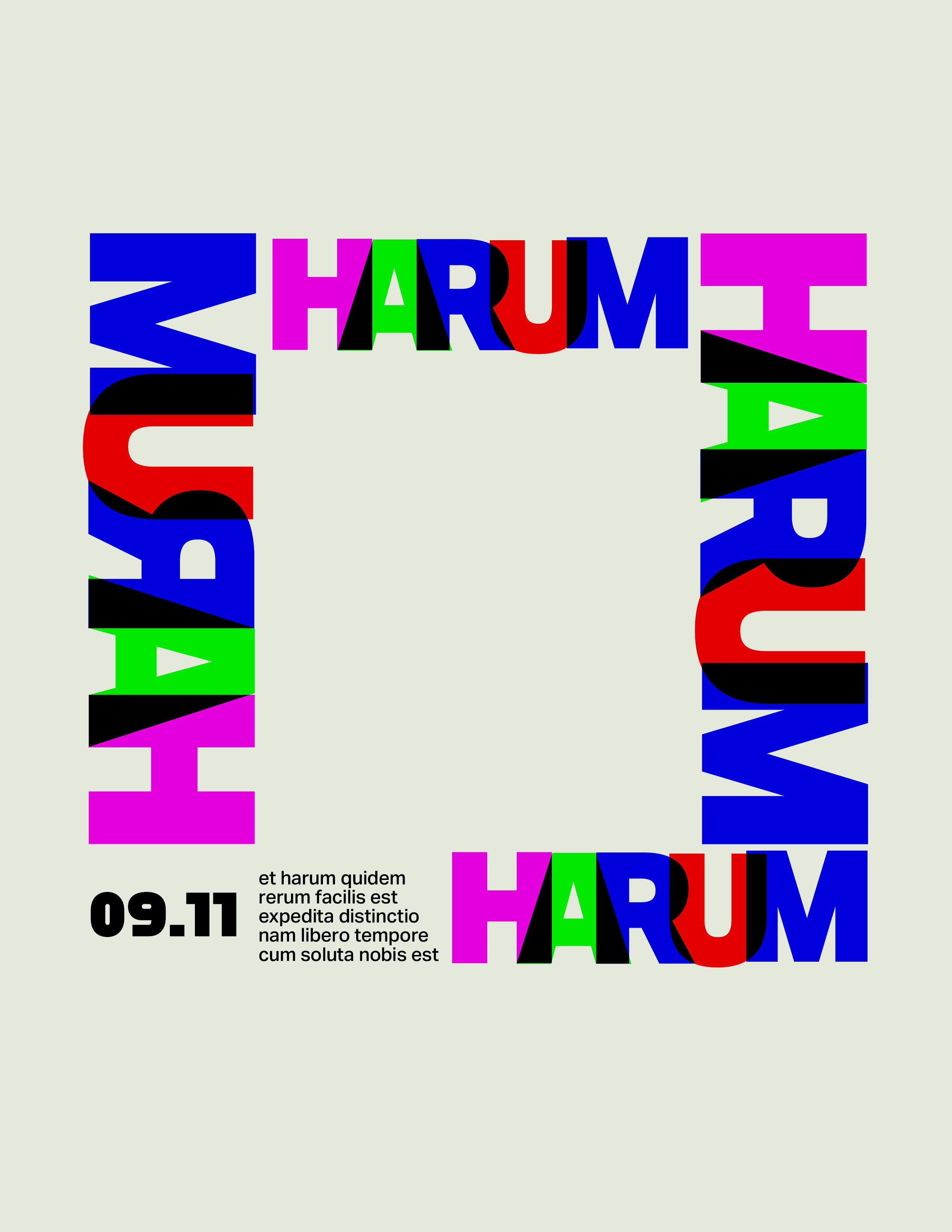 HARUM Poster by Delia Racheru on Dribbble