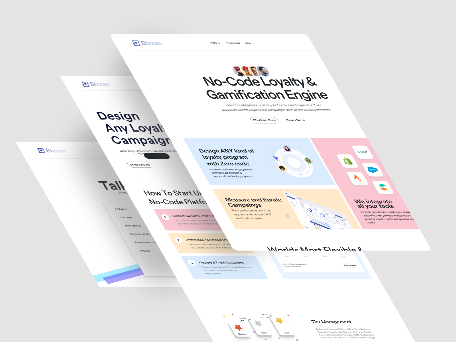 Loyalty Program Website UI by Mehmed Elezovic on Dribbble
