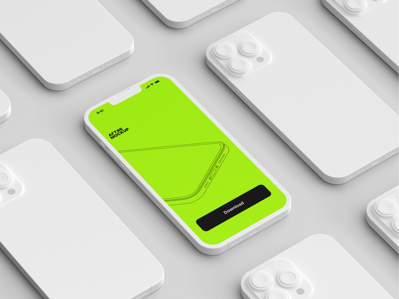 Introducing Clay iPhone Mockups by Craftwork Studio for Craftwork on ...
