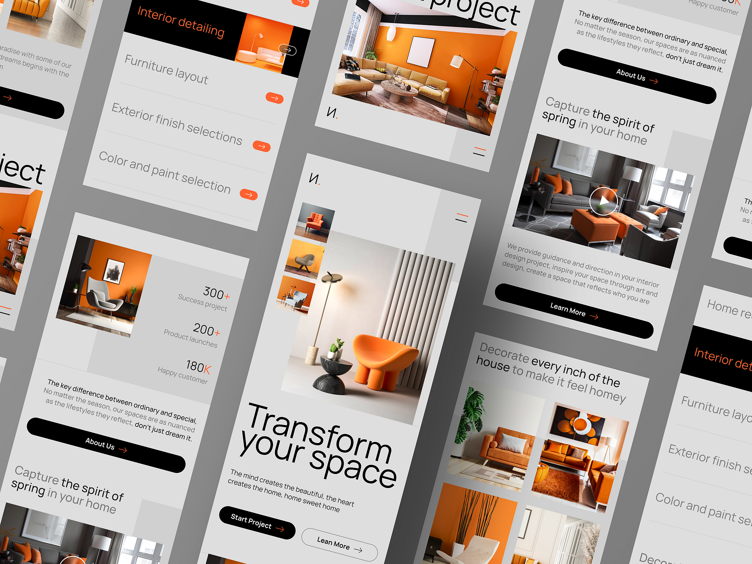 Intérieur - Interior Design Agency Responsive Page Website by Adhiari ...